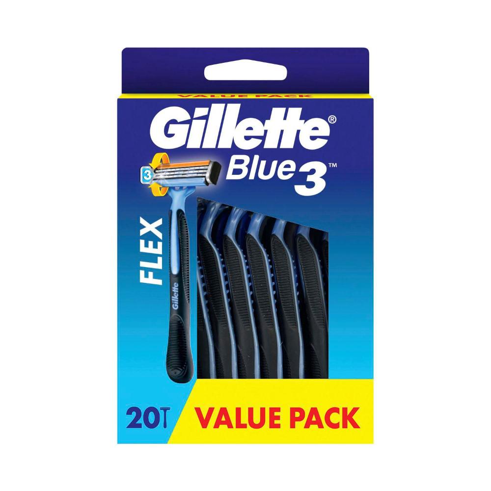 Buy Gillette Blue 3 Disposable Razor 20 Pack | Coles