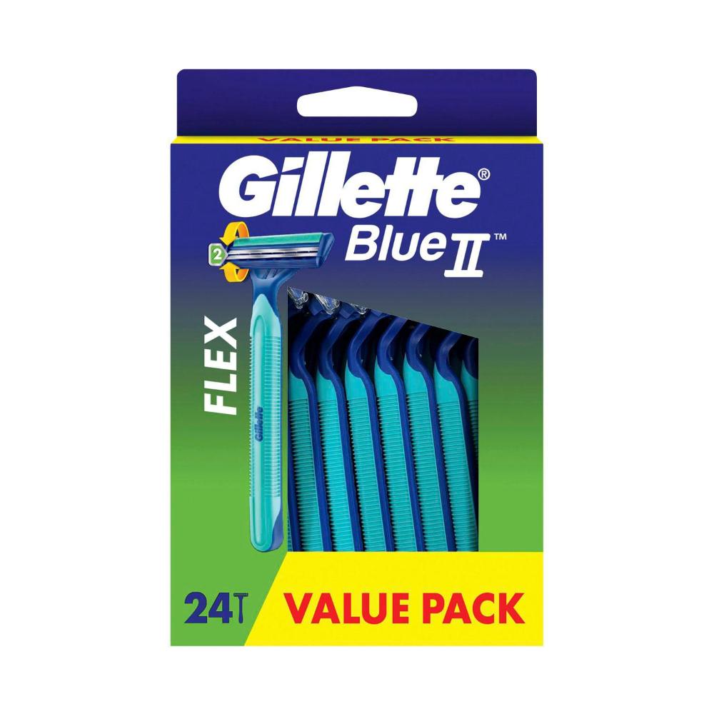 Buy Gilette Blue Disposables Razor 24 Pack | Coles