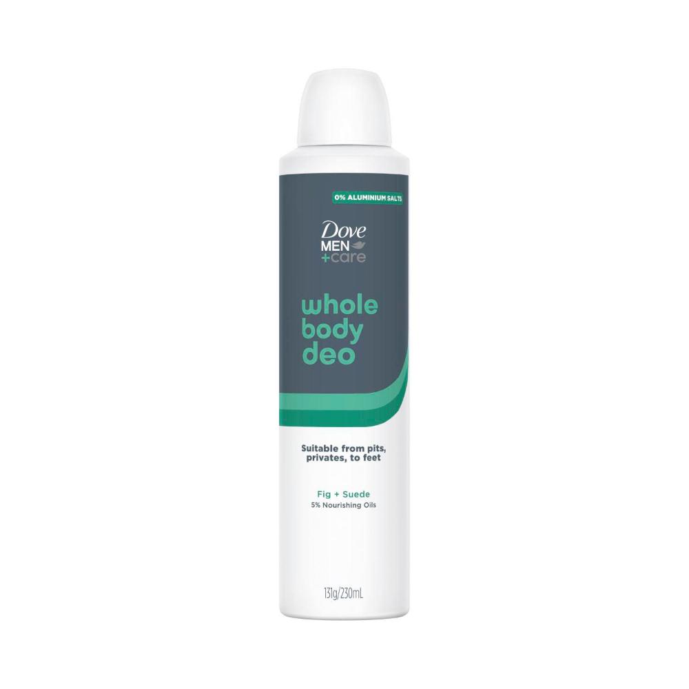 Buy Dove Whole Body Deo Fig Suede 230mL | Coles