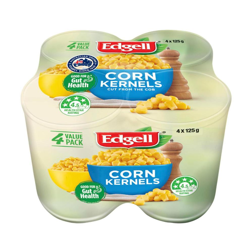 Buy Edgell Corn Kernels 125g 4 pack | Coles