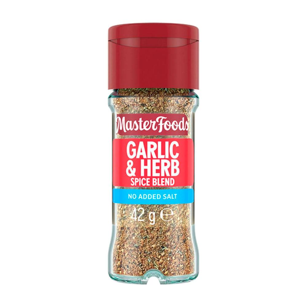 Buy Masterfoods Herbs And Spices Garlic Herb No Salt Jar 42g | Coles