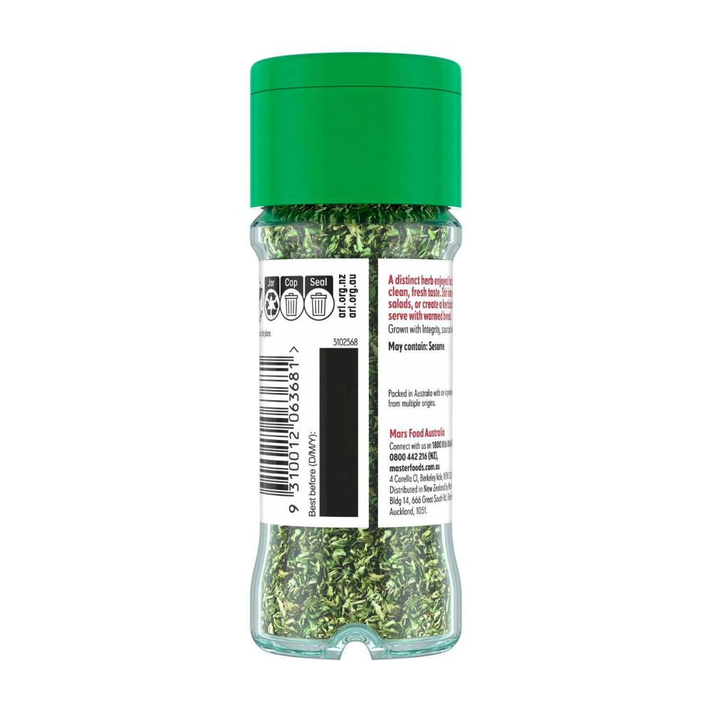 Buy Masterfoods Herbs And Spices Parsley Flakes Jar 7g | Coles