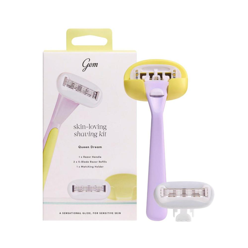 Buy Gem Skin-loving Shave Kit Queen Dream 1 Each | Coles