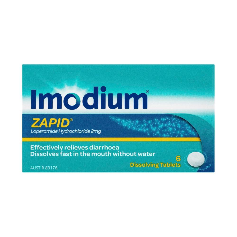 Buy Imodium Zapid Diarrhoea Relief Dissolving Tablets 6 pack | Coles