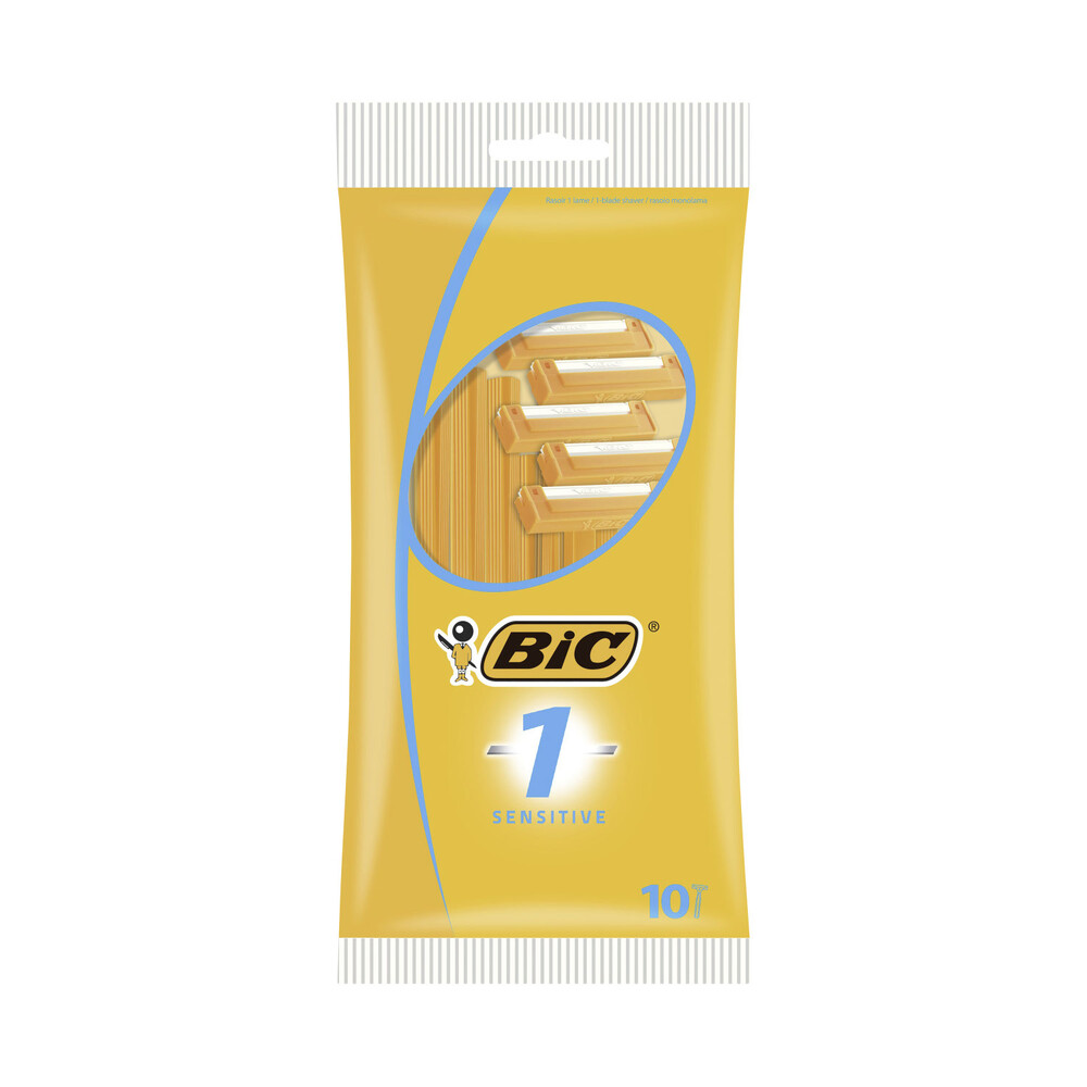Buy Bic Single Blade Disposable Razors For Sensitive Skin 10 pack | Coles