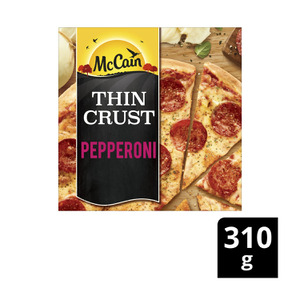 Calories in Mccain Frozen Ultra Thin Crust Angus Beef Pizza Calorie ...