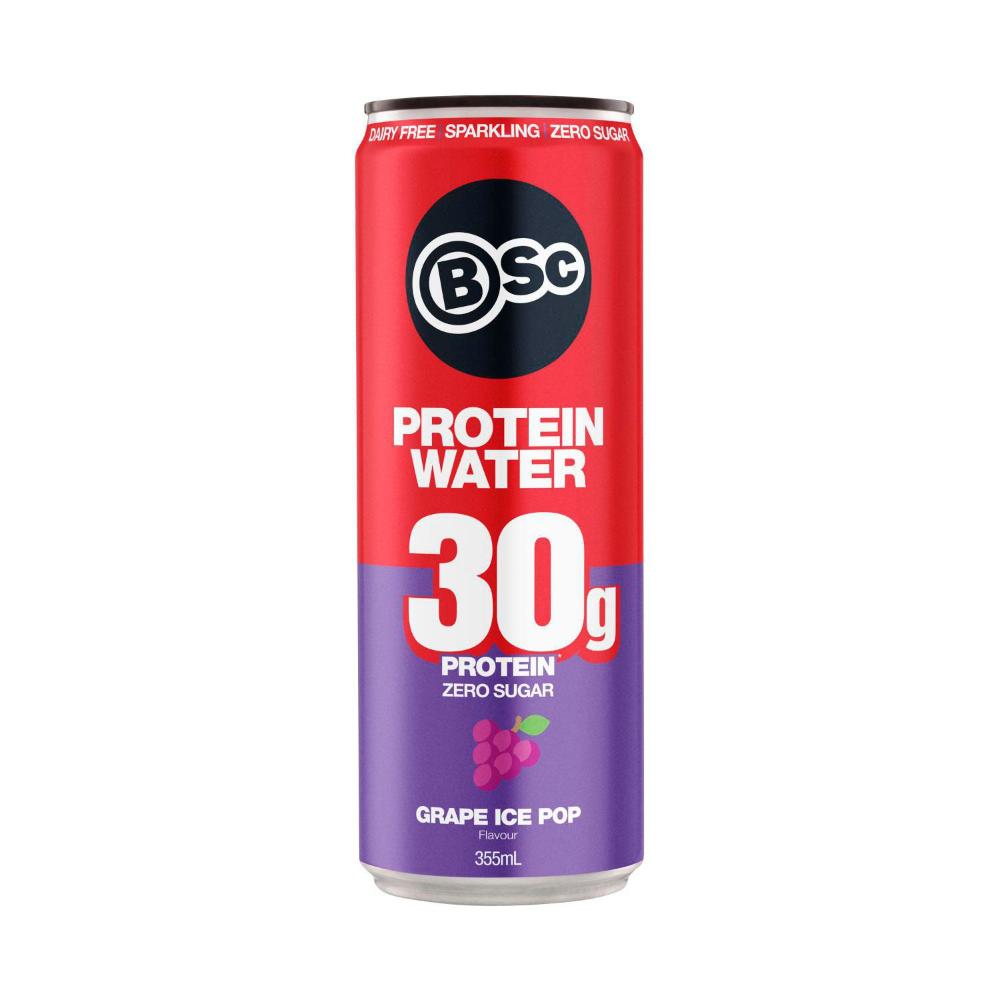Buy BSC Protein Water Grape Ice Pop 355mL | Coles