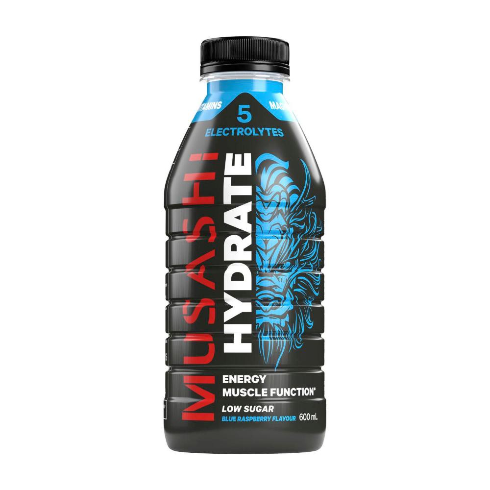 Buy Musashi Hydrate Drink Blue Raspberry 600mL | Coles