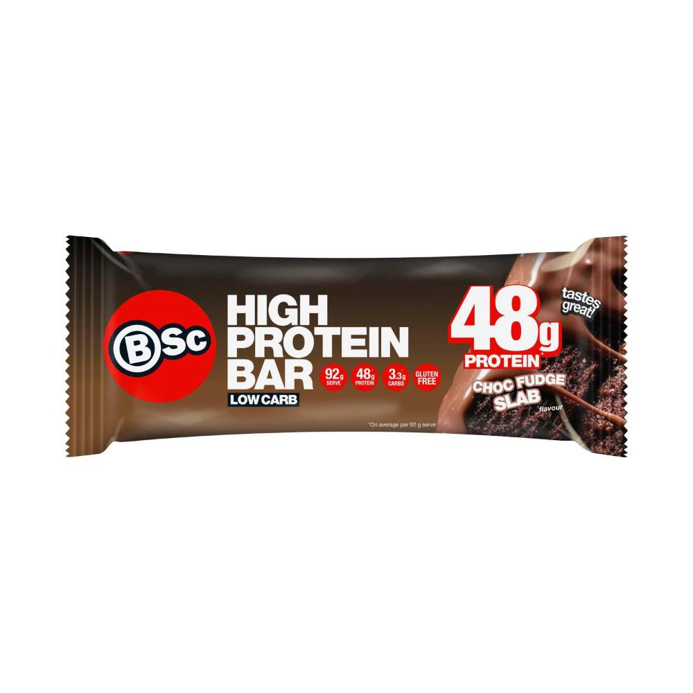 Buy BSc High Protein Bar Choc Fudge 92g | Coles