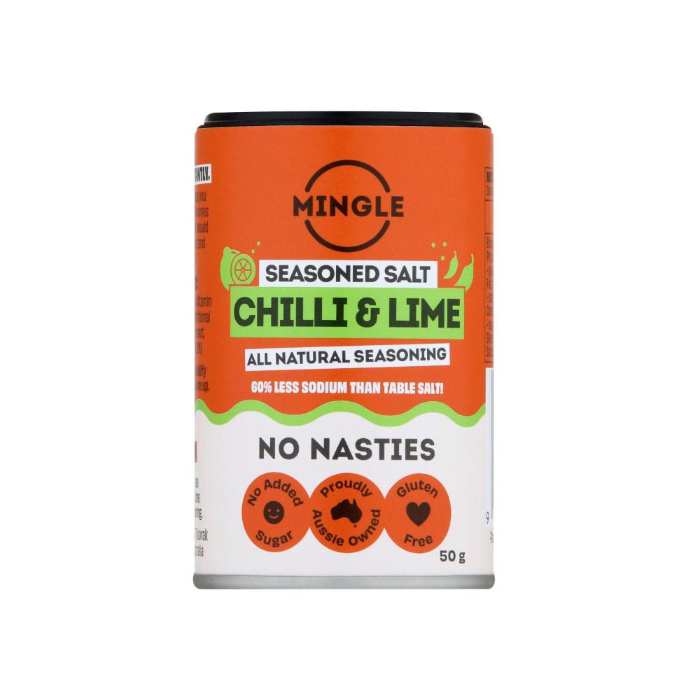 Buy Mingle Chilli Lime Salt Canister 50g | Coles