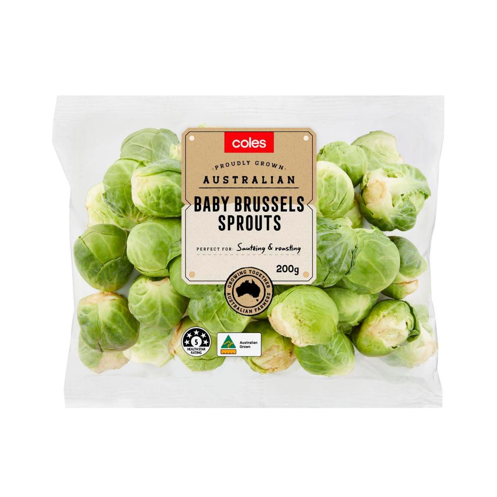 Buy Coles Brussel Sprouts Baby 200g | Coles