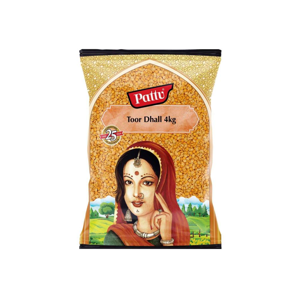 Buy Pattu Lentils Toor Dhall 4kg | Coles